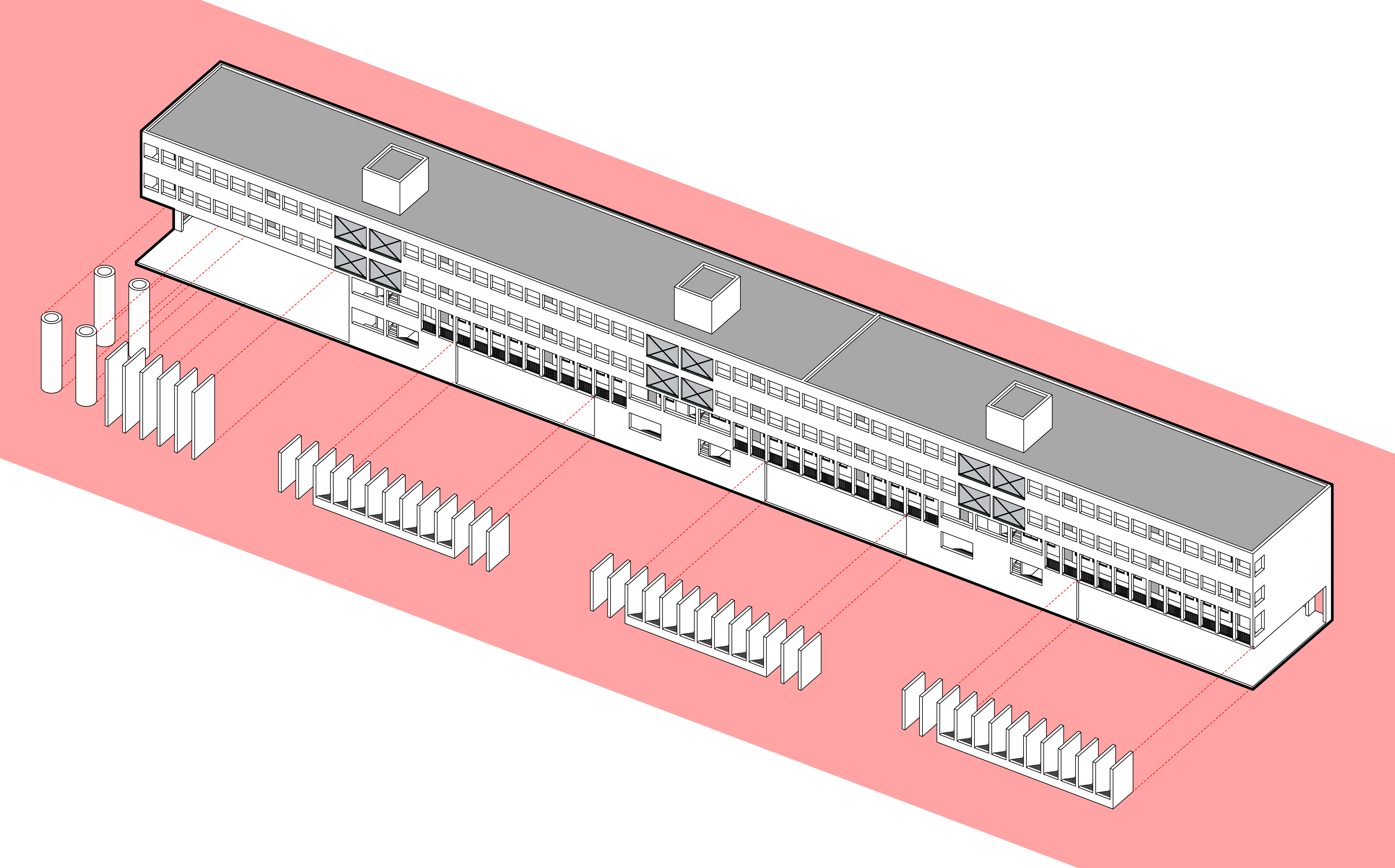 Diagrams of Aldo Rossi’s Gallaratese Building – Tio Gabunia